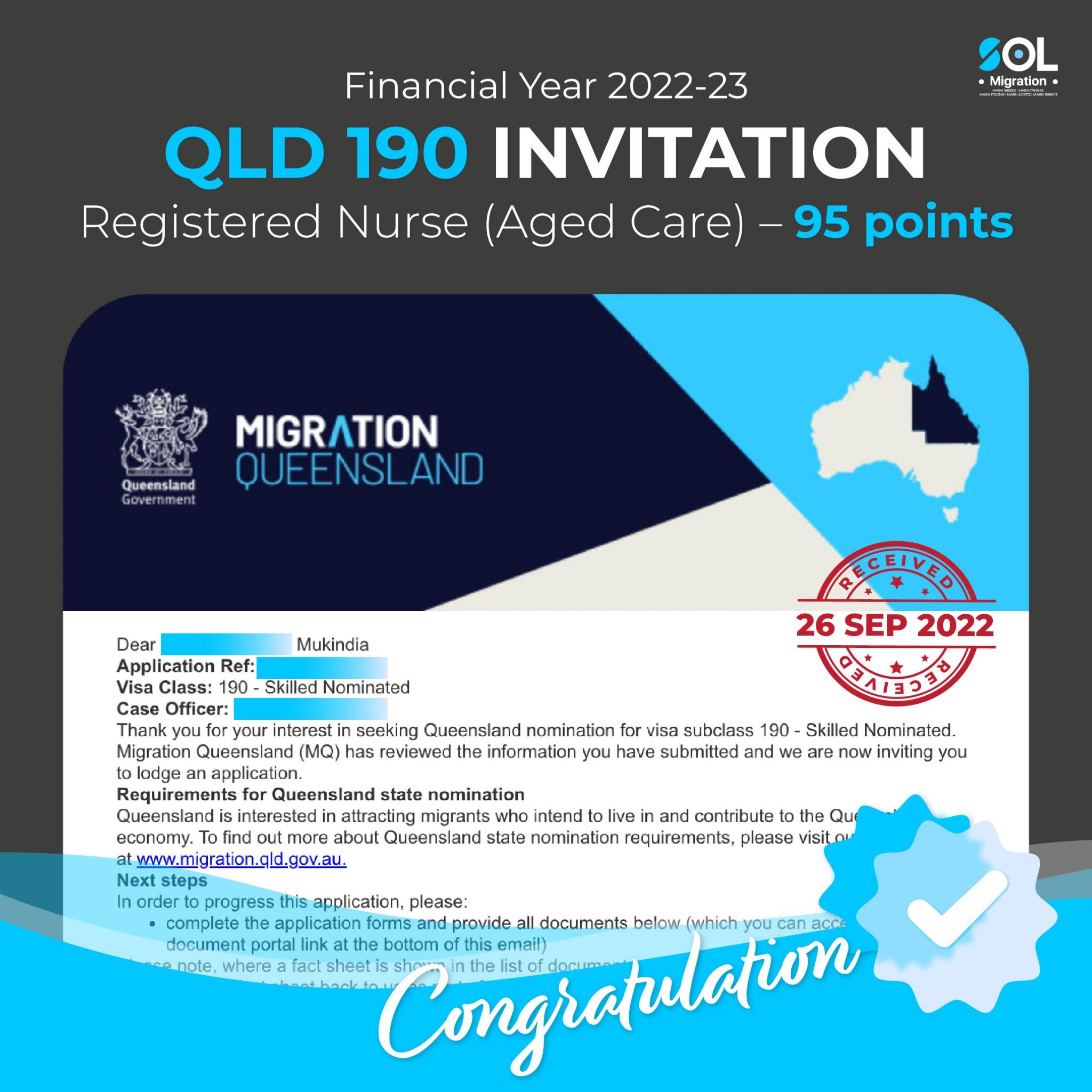 QLD Skill Migration Update 19 Aug 2022 | SOL Migration